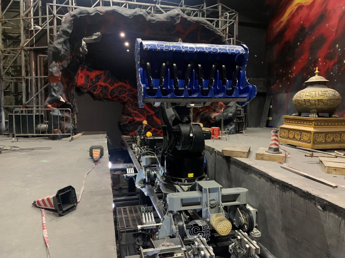 Robot coaster being built at Sunac Land Guangzhou in China – Limitless Park