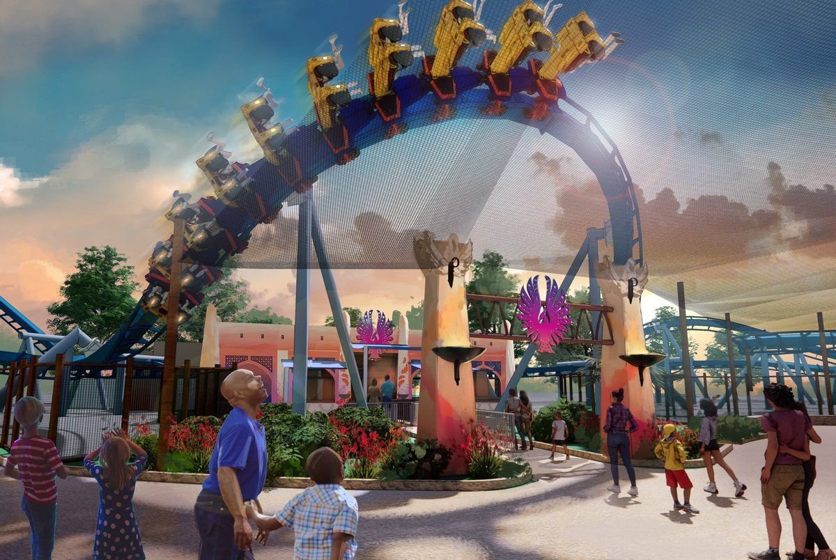 Busch Gardens Tampa: New Family Coaster ‘Phoenix Rising’ for 2024 ...